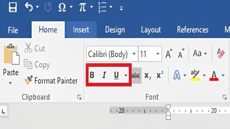 Mengenal Fungsi Bold, Italic dan Underline di MS Word